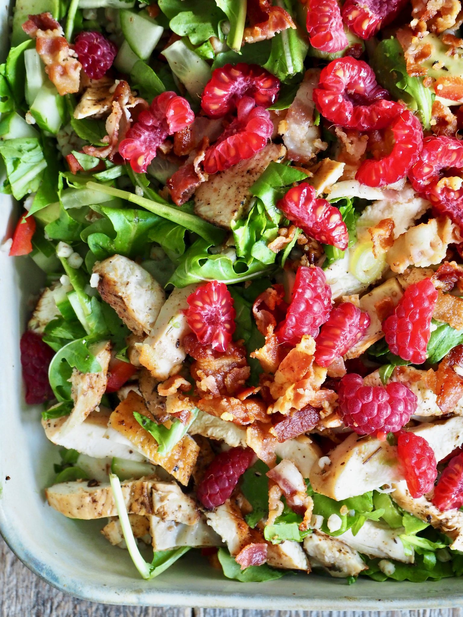 Kyllingsalat med bygg - Mat På Bordet