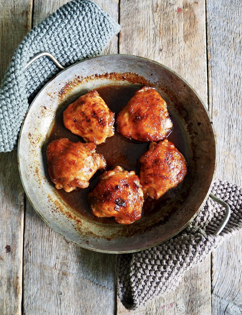 Ovnsbakt kylling med soyasaus og honning - Mat På Bordet